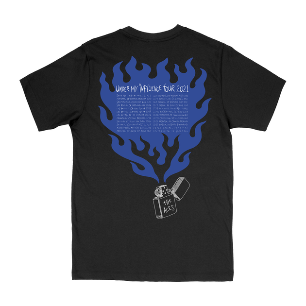 Under My Influence Tour Tee – The Aces Shop